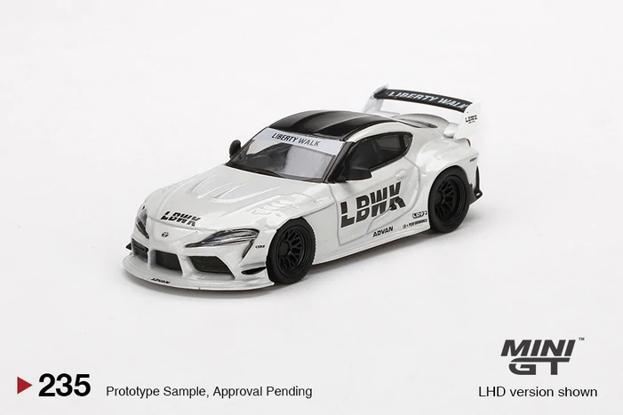 LB★WORKS Toyota GR Supra White | MINI GT Wiki | Fandom