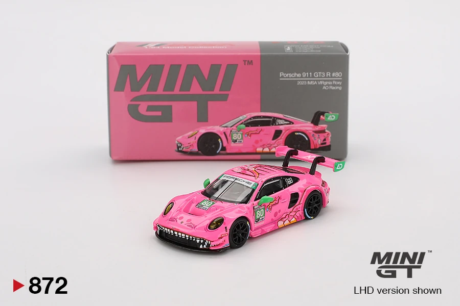 Porsche 911 GT3 R No.80 AO Racing 2023 IMSA VIRginia Roxy | MINI GT ...