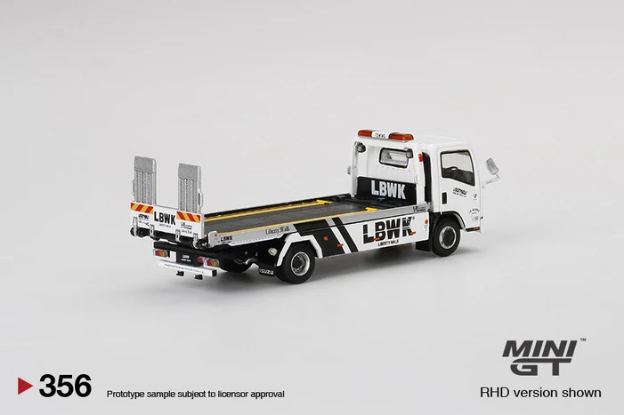 Isuzu N-Series Vehicle Transporter LBWK White | MINI GT Wiki | Fandom