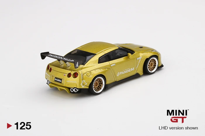 Pandem Nissan GT-R (R35) Cosmopolitan Yellow GT Wing | MINI GT Wiki ...