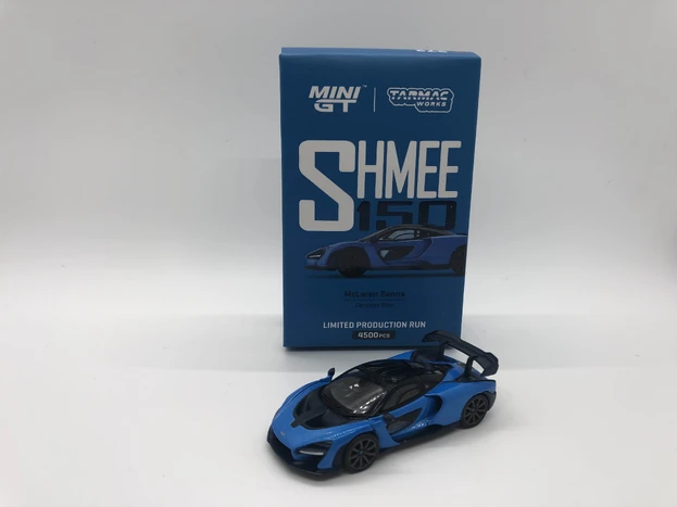 McLaren Senna Cerulean Blue Shmee150 Collection | MINI GT Wiki | Fandom