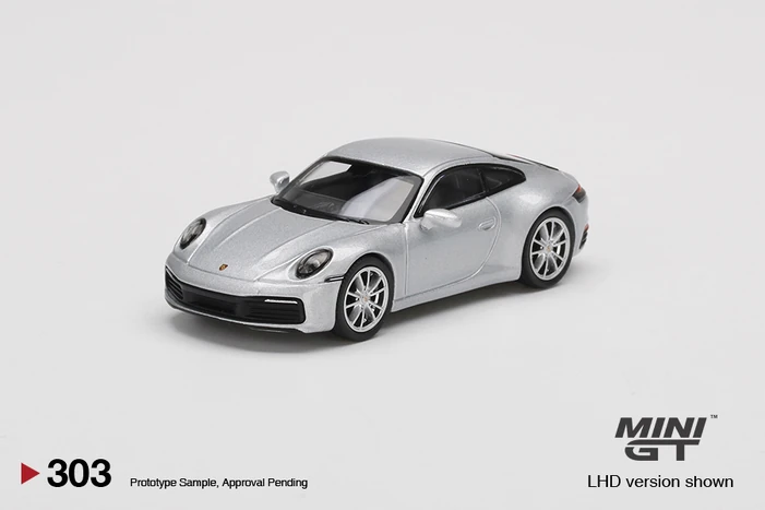 Porsche 911 (992) Carrera 4S GT Silver Metallic | MINI GT Wiki | Fandom