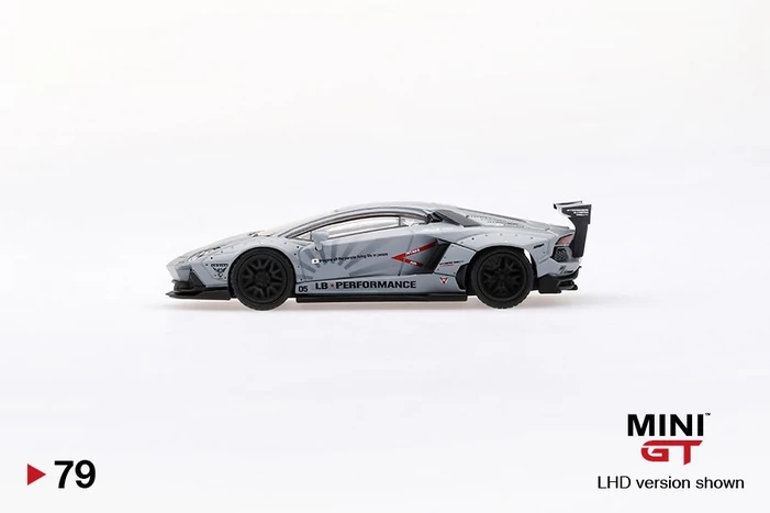 LB★WORKS Lamborghini Aventador LB-R Fighters Works Matte Grey | MINI GT ...