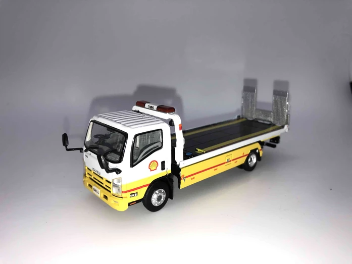 Shell Flatbed Tow Truck - ISUZU N Series - Hong Kong | MINI GT Wiki ...