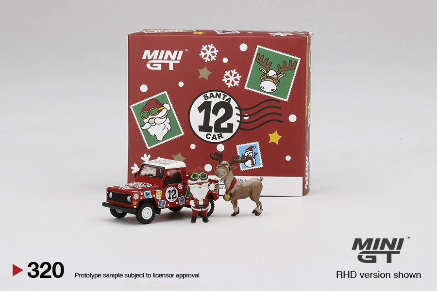 Land Rover Defender 90 Pickup 2021 Christmas Edition | MINI GT Wiki ...