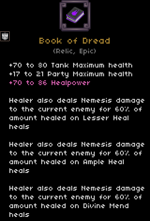 Book of Dread | Minihealer Wiki | Fandom