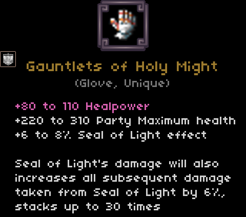 Gauntlets of Holy Might | Minihealer Wiki | Fandom