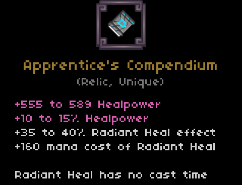 Apprentice's Compendium | Minihealer Wiki | Fandom
