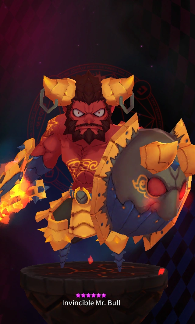 Invincible Mr. Bull | Minimon Masters Wikia | Fandom