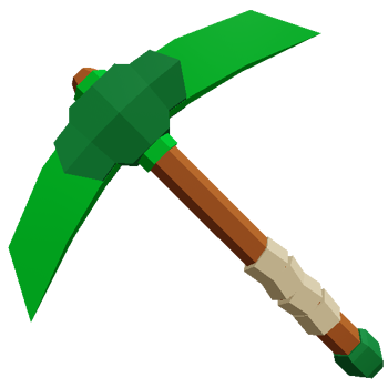 Emerald Pickaxe | Mining Simulator Wiki | Fandom