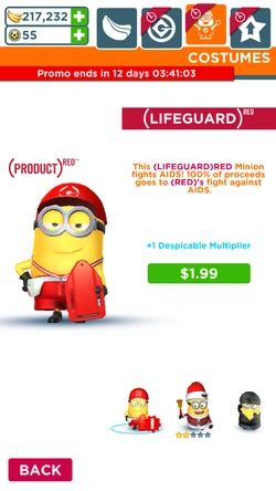 Lifeguard Minion Costume | Minion Rush Wiki | Fandom