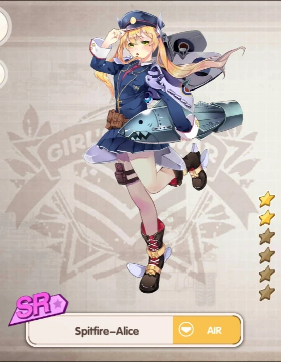 Spitfire - Alice | Minitary Girls and Ultra Weapon Girls Wiki | Fandom
