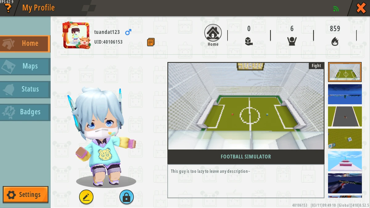 Profile Page - Official Mini World: CREATA Wiki