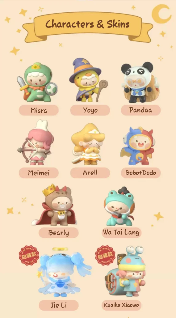 Product Merchandise/Mini Quest Figurines Blindbox - Official Mini World ...