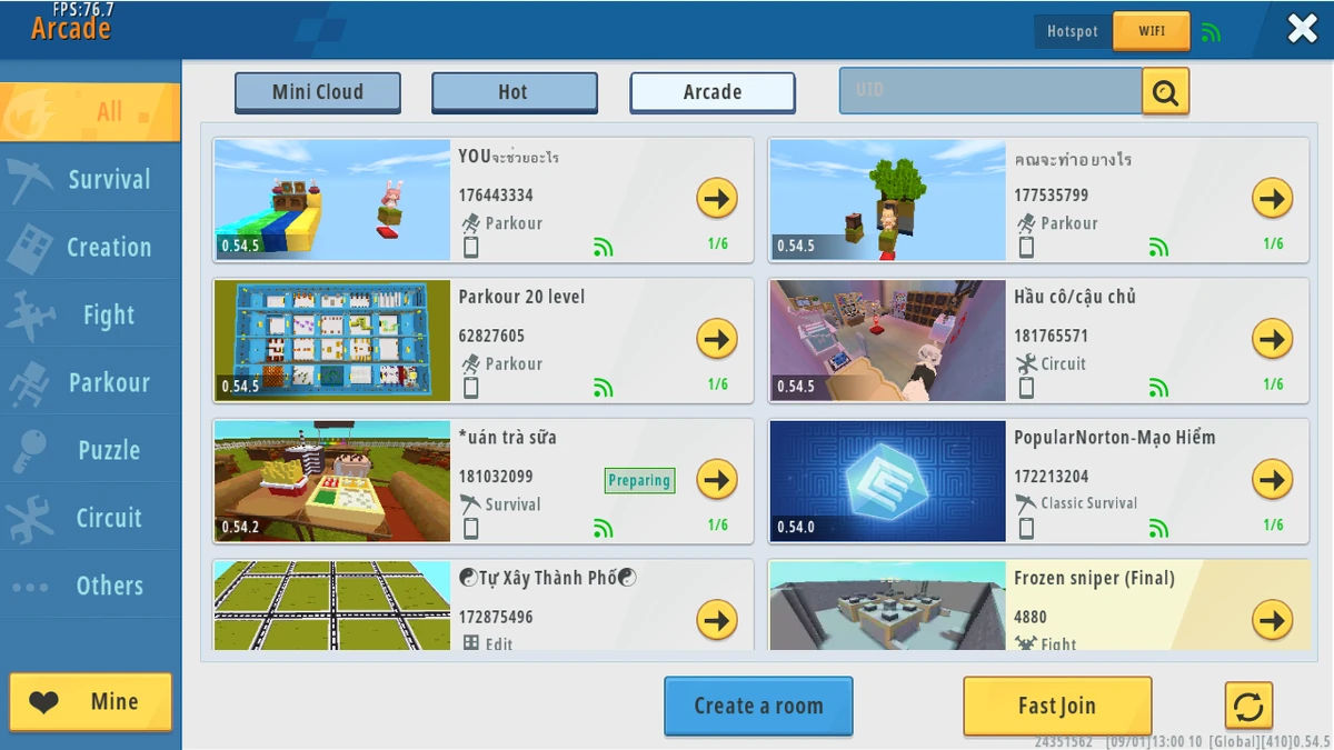 Arcade - Official Mini World: CREATA Wiki