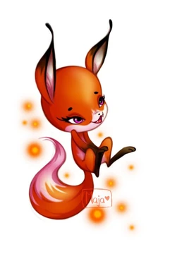 how to draw kwami fox