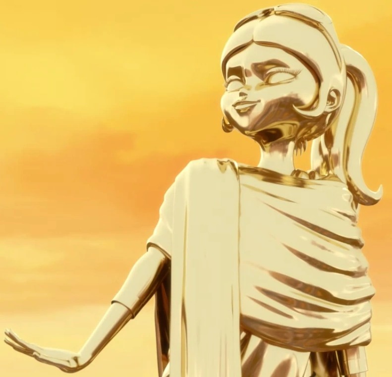 Statue en or de Chloé | Wiki Miraculous Ladybug | Fandom