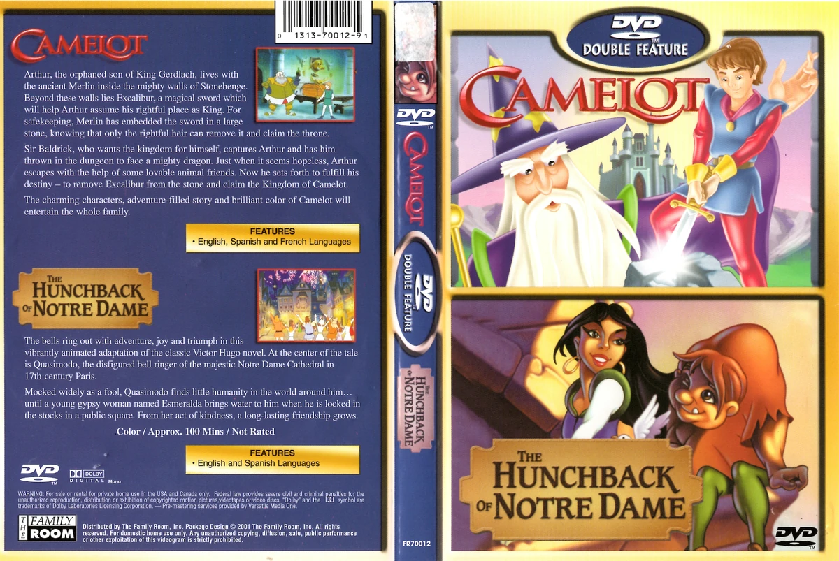 Camelot (Burbank Animation Studios) (home media) | Miscellaneous Entertainment Research Wiki ...