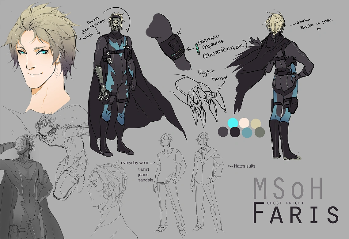 Faris Knightley (Ghost Knight) | Misfitsocietyofheroes Wiki | Fandom