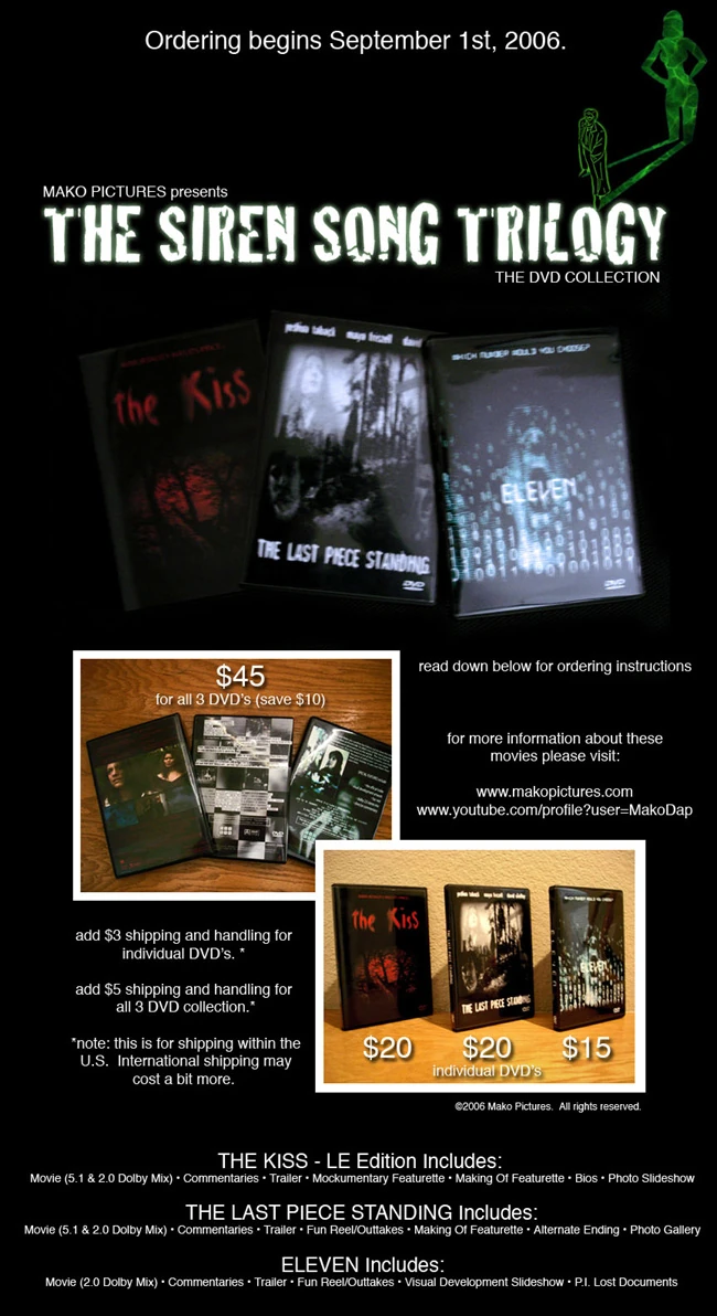 The Siren Song Trilogy | Miss Mako Wiki | Fandom