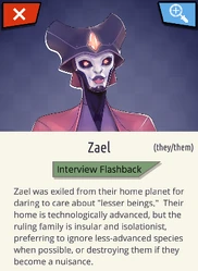 Zael | Mission: It's Complicated Wiki | Fandom