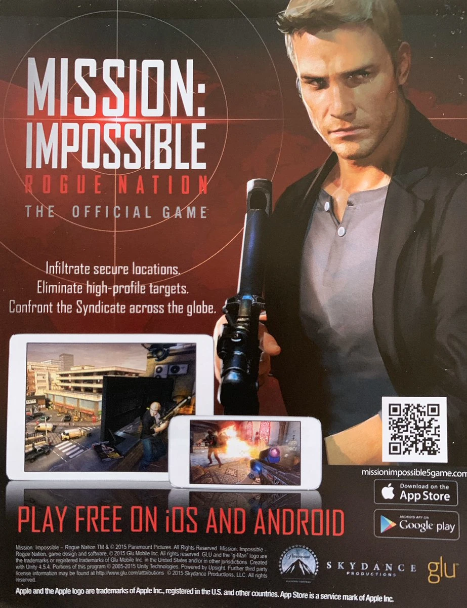 Mission: Impossible - Rogue Nation (mobile game) | Mission Impossible ...