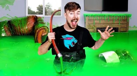 I Filled My Brother’s House With Slime & Bought Him A New One | MrBeast ...