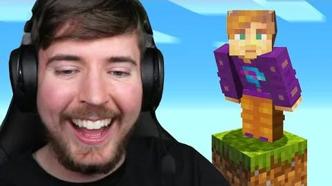 Minecraft, But It's Only One Block! | MrBeast Wiki | Fandom