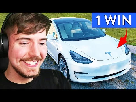 Win This Game & I'll Give You a Tesla! | MrBeast Wiki | Fandom