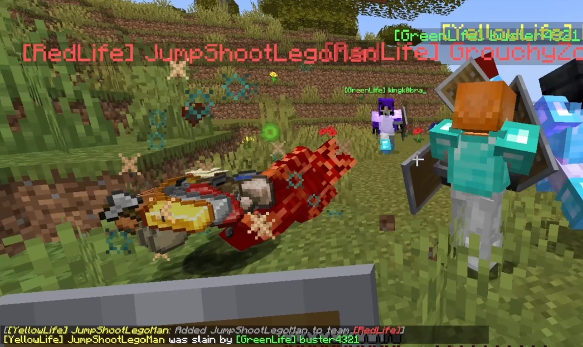 Buster kills JumpShootLegoMan in Battle of Death Tower | MisterZayats ...