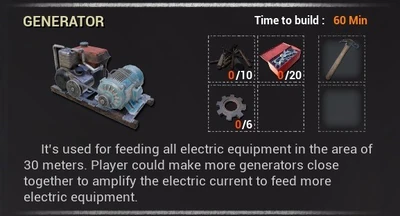Gear Recipes - Official Mist Survival Wiki
