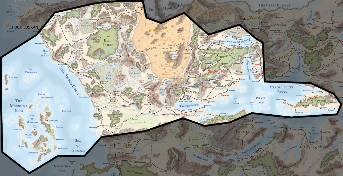 Mapa | Wiki Mithril Scroll 5e | Fandom