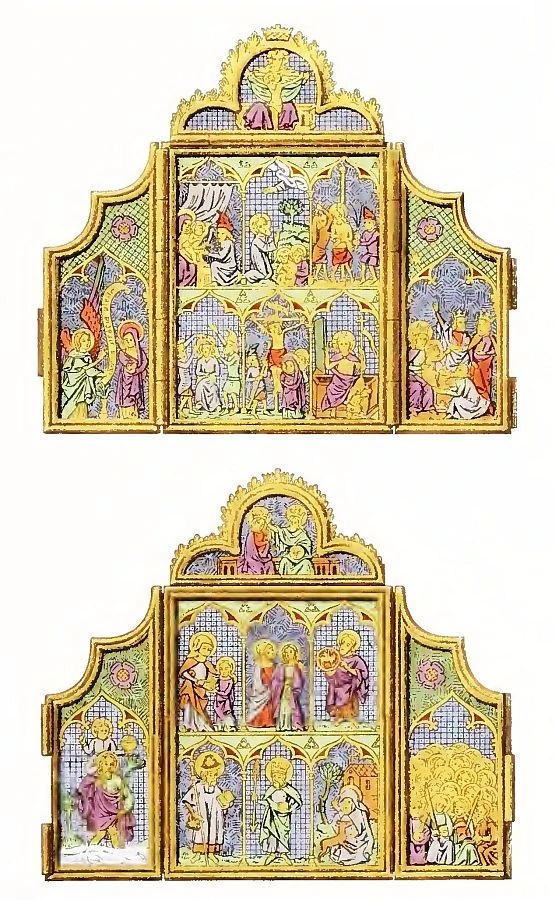 Flügelaltar-Amulett (1340-1380) | Mittelalter Wiki | Fandom