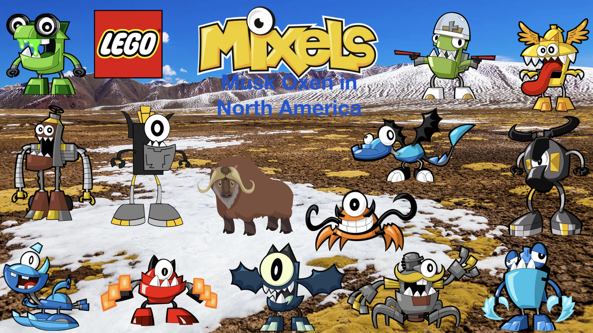 Musk Oxen in North America | Mixels Fan Wiki | Fandom