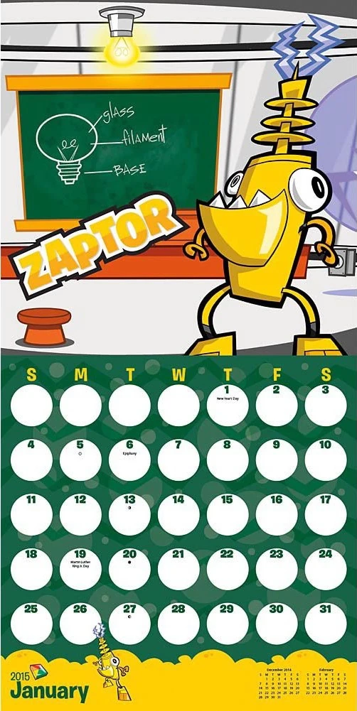 Mixels: 2015 Wall Calendar | Mixels Wiki | Fandom