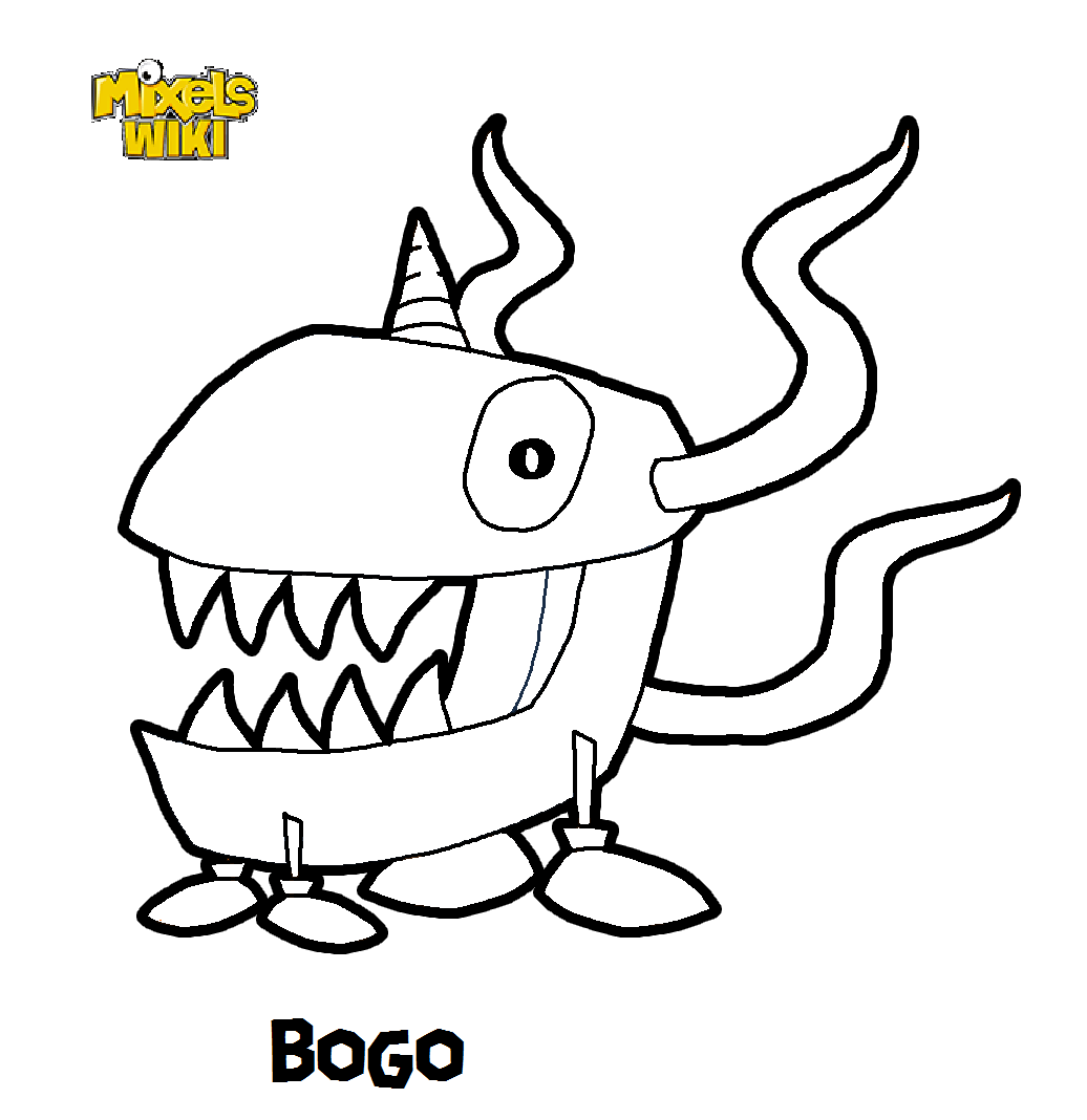 mixel series 1 coloring pages nixels