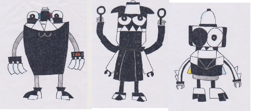 User blog:MixelsFloras/My first Male Mixels OCs : Glassycops | Mixels ...