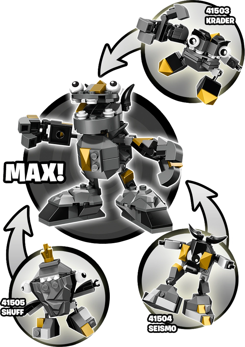 Lego Mixels Cragsters Max
