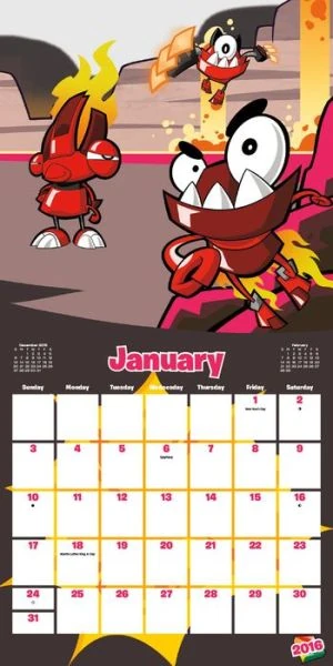 Mixels: 2016 Wall Calendar | Mixels Wiki | Fandom