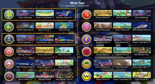 Ninja Tour (2021) | Mario Kart Tour Wiki | Fandom