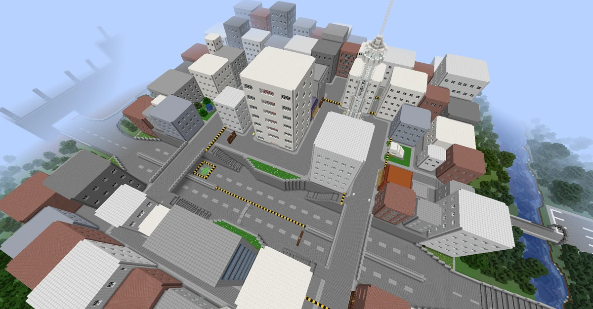 Highlight City | Mario Kart In Minecraft Wiki | Fandom