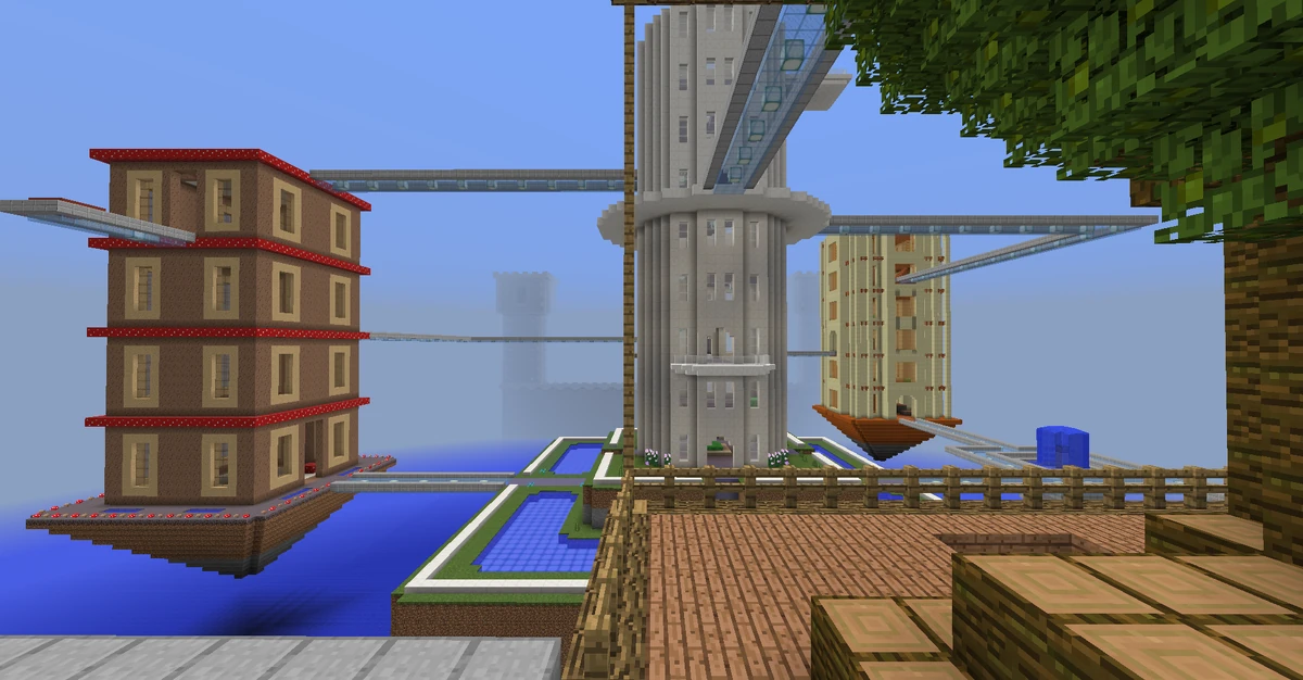 Celestial Towers | Mario Kart In Minecraft Wiki | Fandom