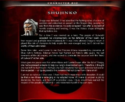 Mortal Kombat Armageddon Characters Bios