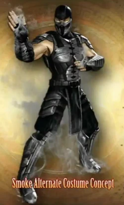 Mortal Kombat 9 Smoke Alternate Costume