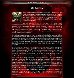 Mortal Kombat Armageddon Characters Bios