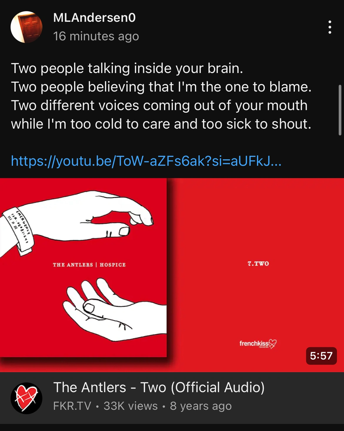 Two people talking inside your brain. | MLAndersen0 Wiki | Fandom