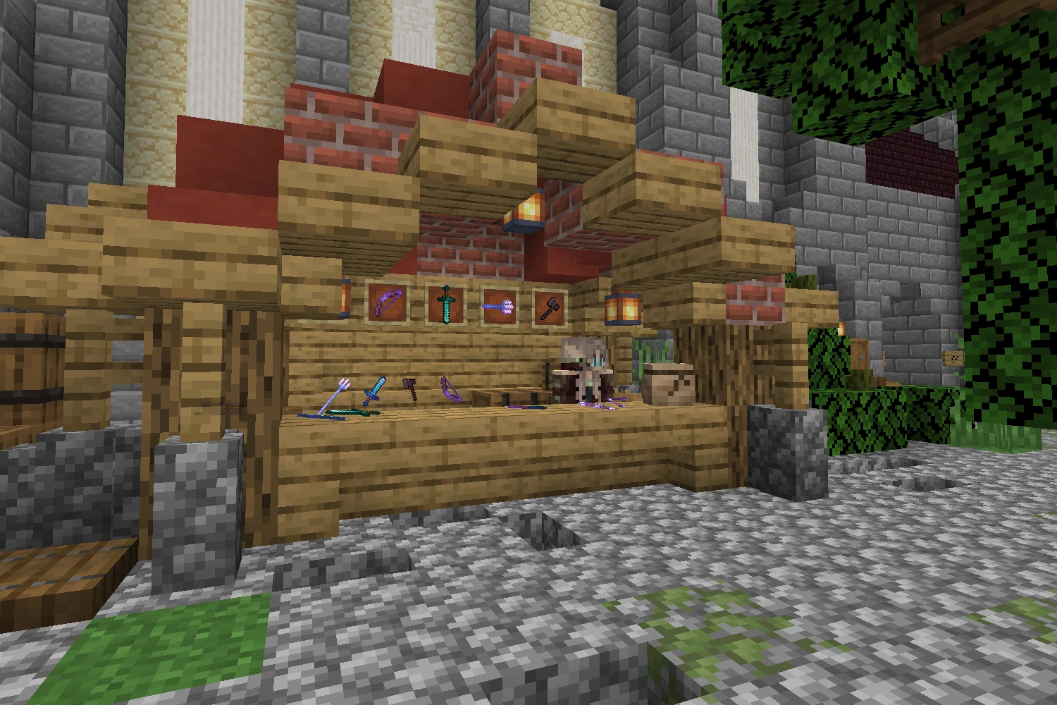 Medieval Marketplace Minecraft