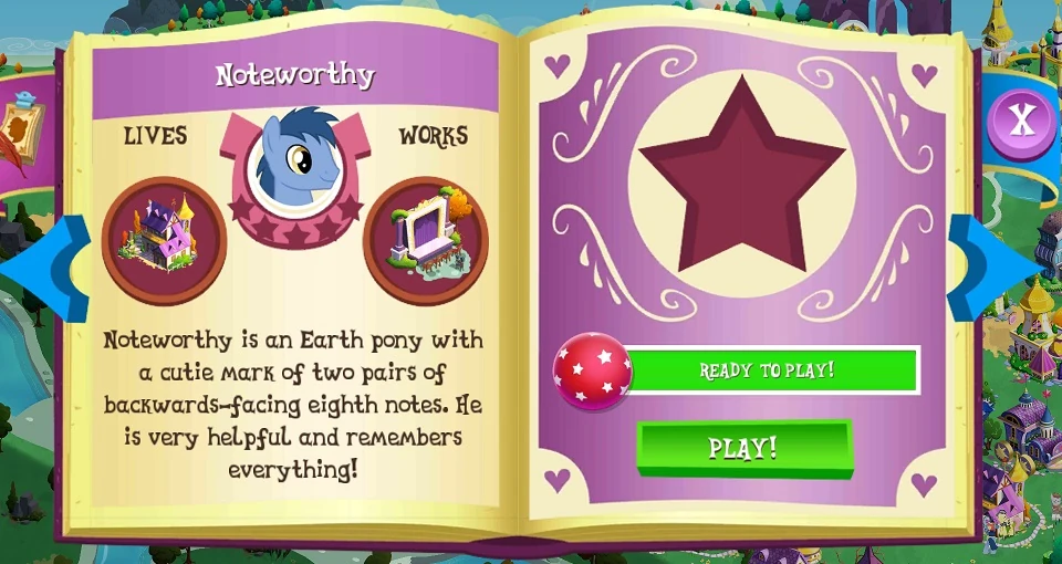 Noteworthy | MLP Gameloft Progress Wikia | Fandom