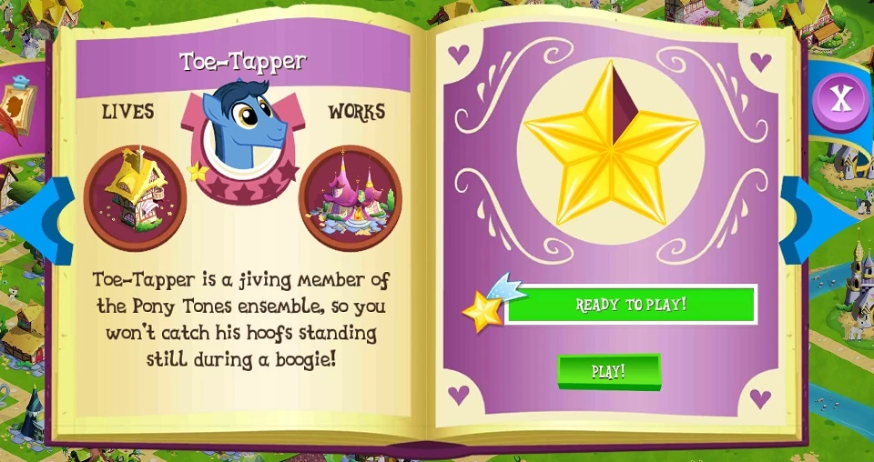 Toe-Tapper | MLP Gameloft Progress Wikia | Fandom