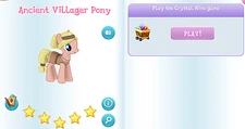 Ancient Villager Pony | The My Little Pony Gameloft Wiki | Fandom